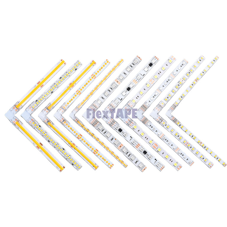 COB SMD 2 PIN LED Strip Light Corner Connectors - EliteLUME
