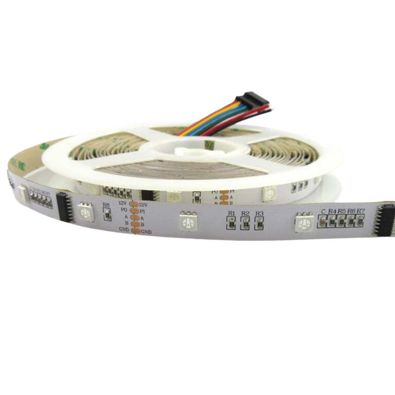 12V Addressable 30 LED RGB DMX LED Strip Lights - FlexTAPE